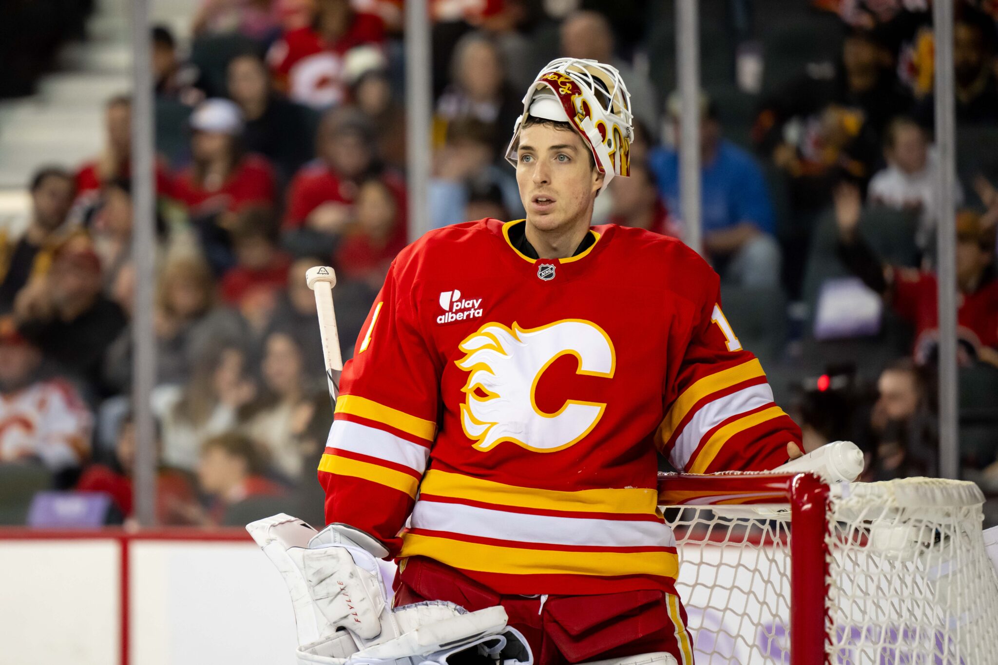 How Flames' Backup Goalie Devin Cooley has Flipped the Script - The Hockey Writers - Calgary ...