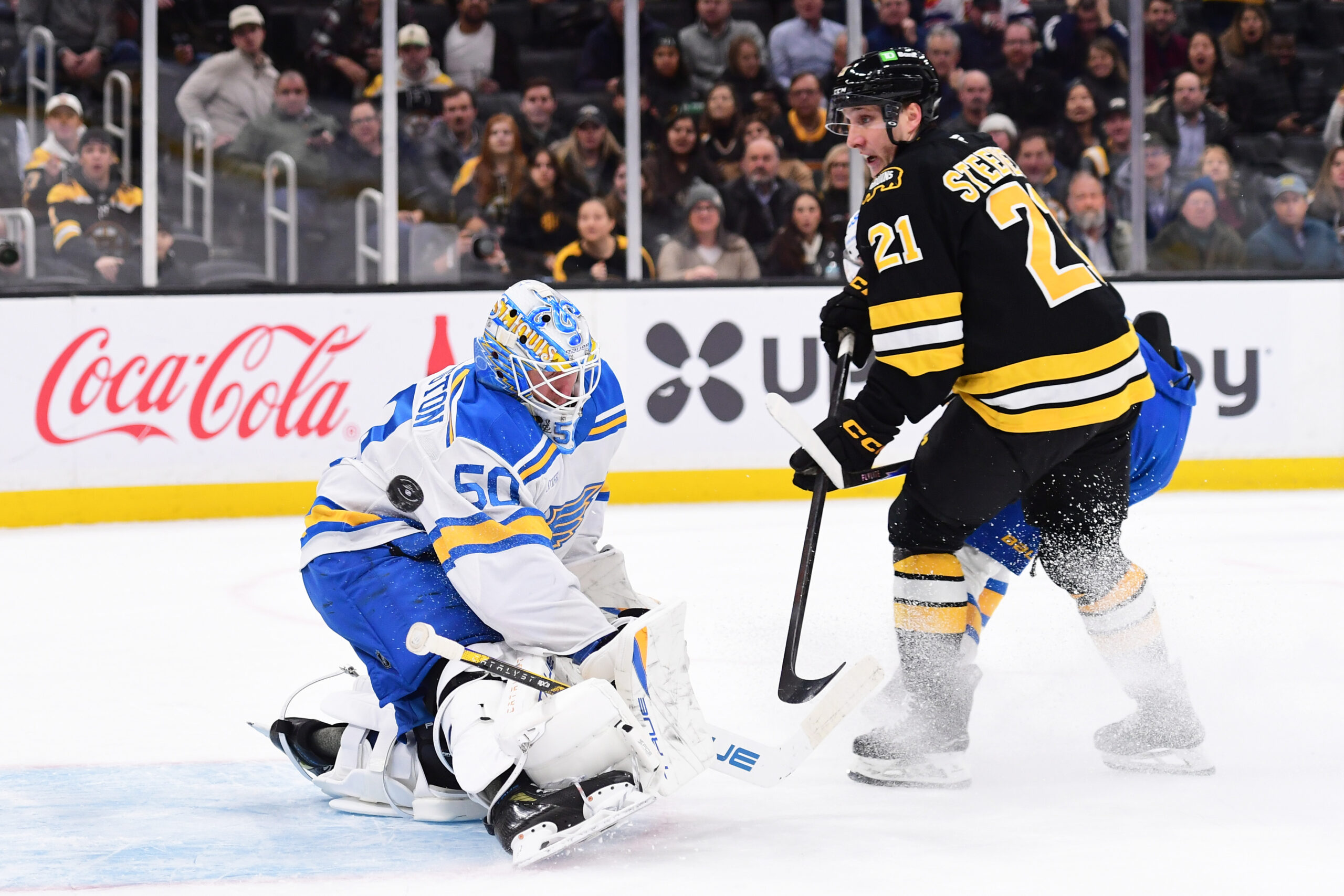 Steeves, Geekie, and Zacha Lead Bruins to Victory Over Blues - The Hockey Writers - NHL News ...